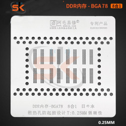 BGA Reballing Stencil Solder Template for SSD/U Disk/Flash Memory ...